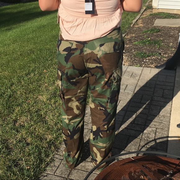 Vintage | Jeans | New Deadstock Authentic Vintage Bdu Army Camo Cargo ...